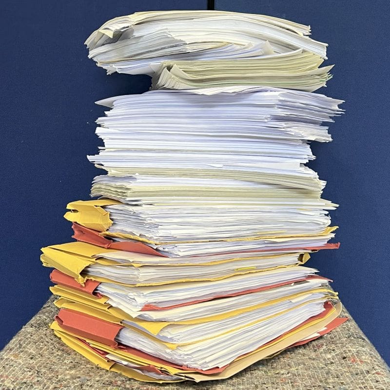 Loose Paper Work Collection | Morris Shredding